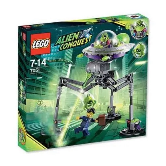 Lego | Toys | Lego 75 Alien Conquest Space Tripod Invador Complete ...
